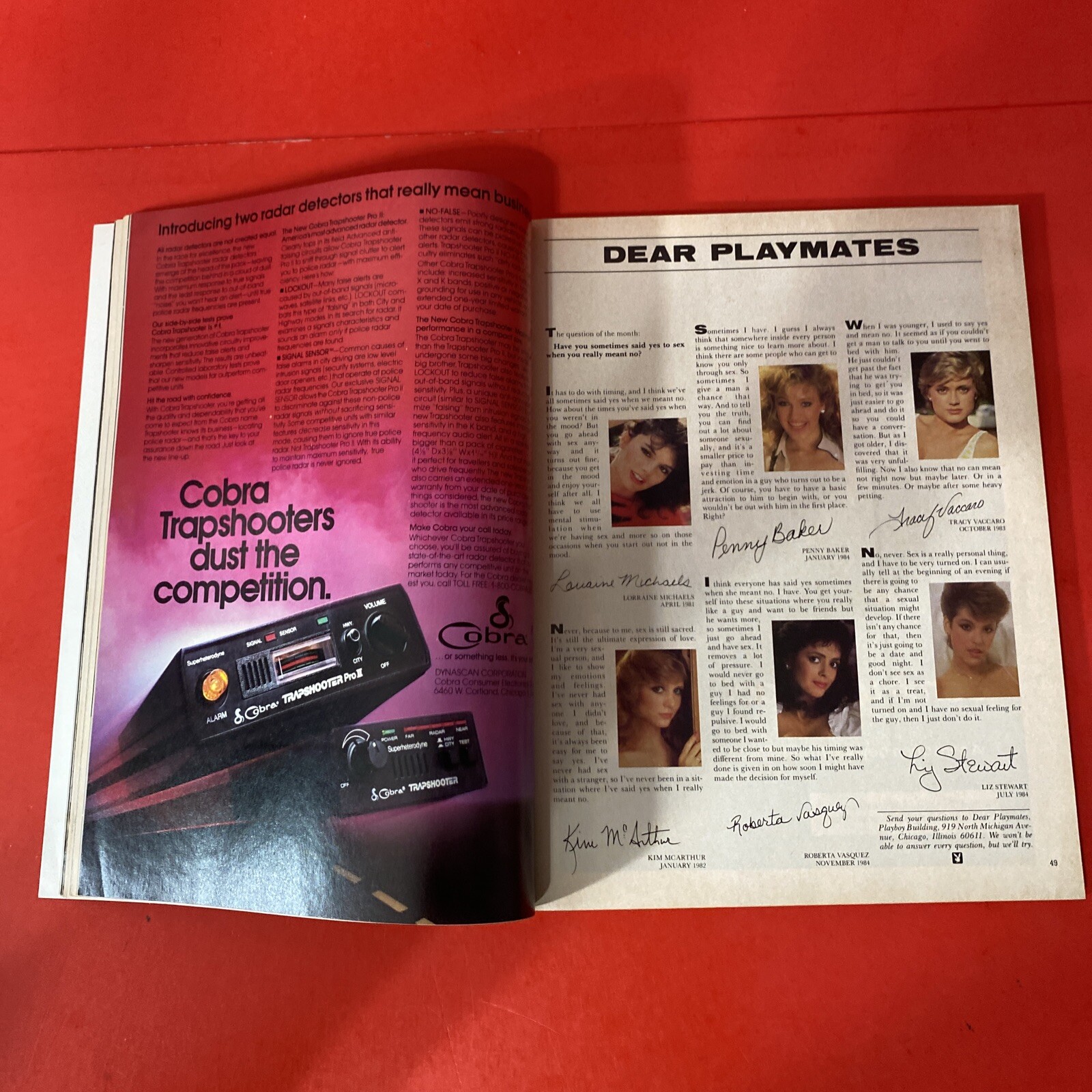 PLAYBOY April 1985 CINDY BROOKS PLAYMATE SISTERS WAYNE GRETZKY SERGIO ...