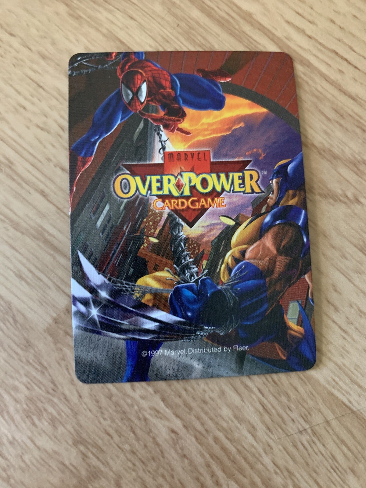 Marvel OverPower CCG Card Game Fleer Universe ALLY Wyatt Wingfoot Rare ...