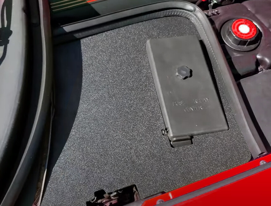 1997-2004 Chevrolet Corvette C5 Battery Den Cover Plate 2001 02 | Black ...