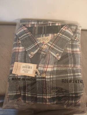 RedHead Bass Pro Men's Multicolor Plaid Flannel Shirt Long Sleeve ...