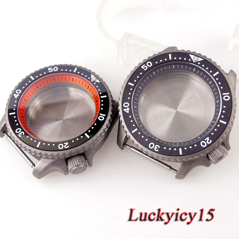 41mm 200m Waterproof Dive Titanium Watch Case For Men Sapphire Glass ...