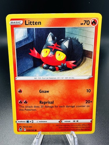Pokemon TCG - Litten 30/195 - Silver Tempest 2022 | eBay