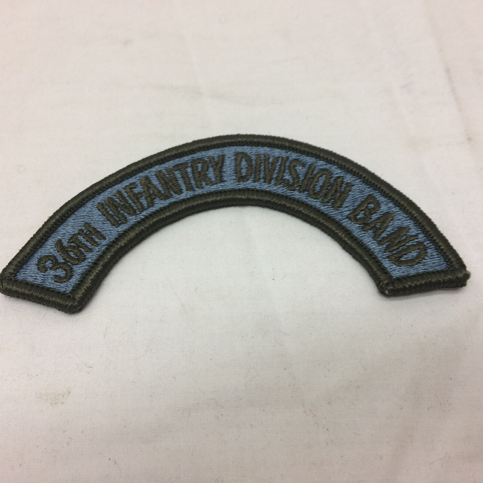 Vintage Military Patch Army 36th Infantry Division Band ACU Blue Field ...