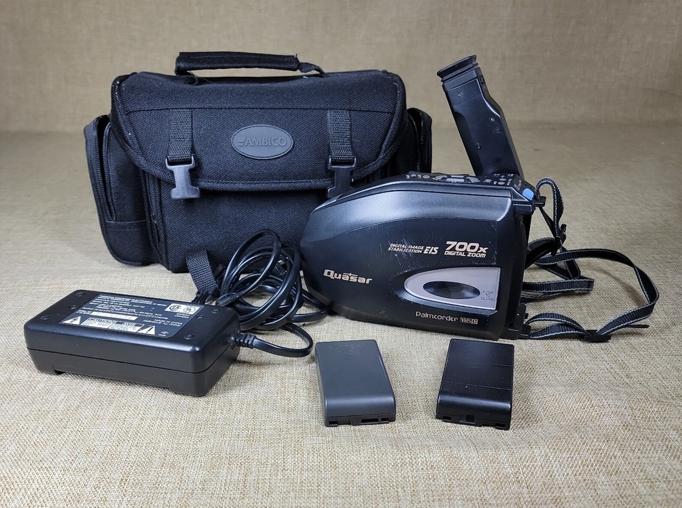 Quasar Palmcorder VM-D52 700x Digital Zoom Handycam Camcorder Tested | eBay