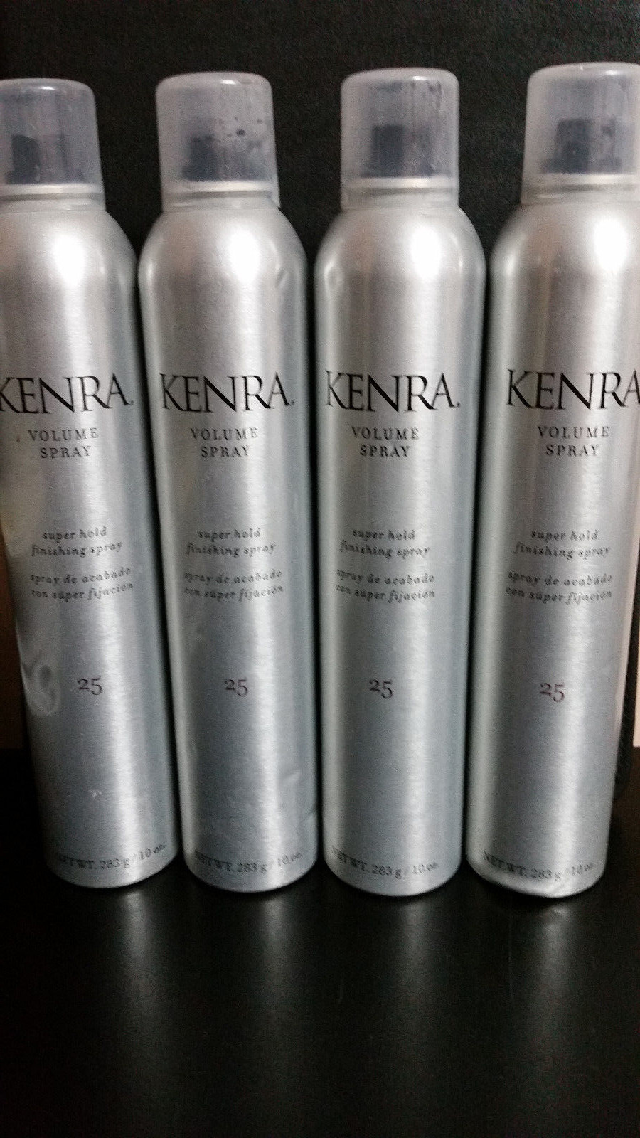 Kenra 25 VOLUME SUPER HOLD FINISHING HAIR SPRAY 10 oz (283g) ea -- (4 ...