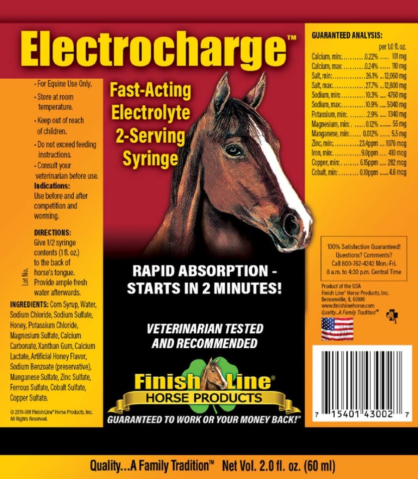 Finish Line® Horse Products Electrocharge™ | eBay