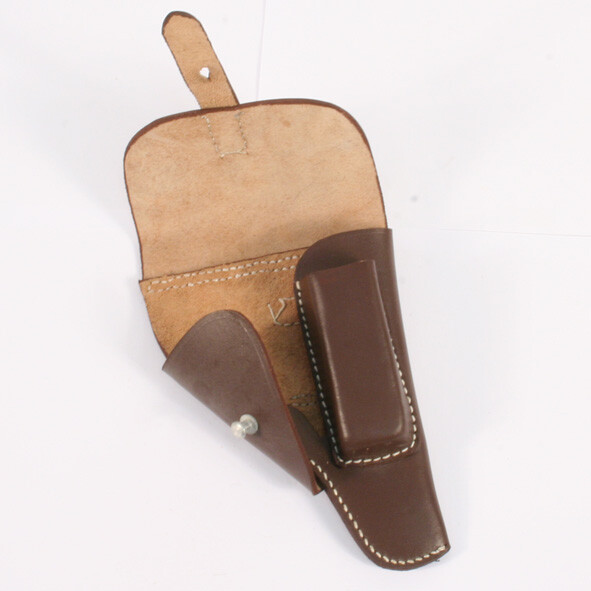 Replica WW2 German Walther PPK Pistol Belt Leather Holster Brown TG212 ...