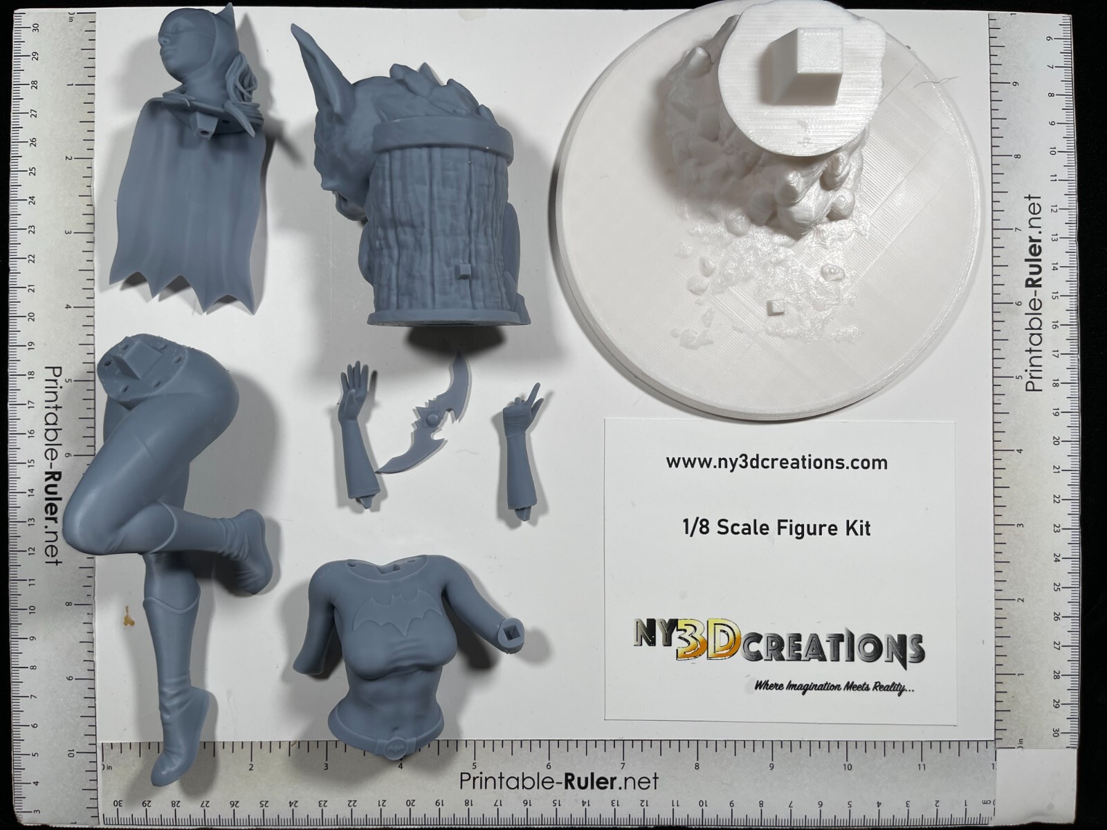 Sexy Batgirl Classic Pinup - Resin - Model Kit - 1/6 - 1/8 Scale | eBay