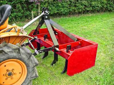BOX GRADER LEVELLING BLADE with Adjustable Tines, Cat 1 (4ft, 5ft & 6ft ...