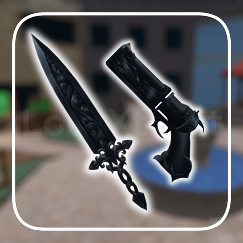 Dark Set | MM2 Murder Mystery 2 Rare Weapons & Knives | Limited Edition ...