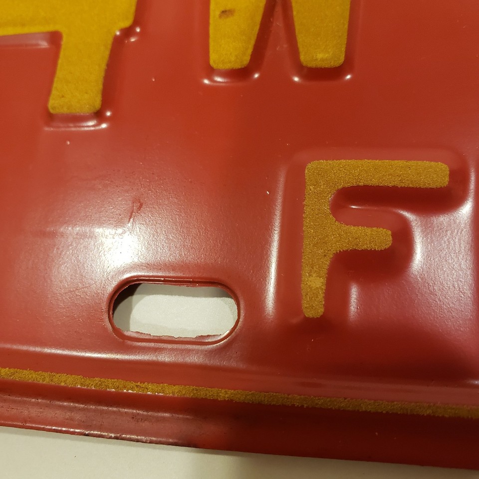 1965 400th Anniversary Florida License Plate #4W-35477 With Booster ...