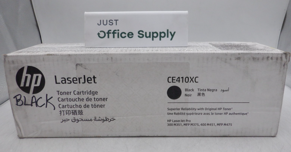 Genuine HP CE410XC Black Print Cartridge Free Shipping D 888182502358| eBay