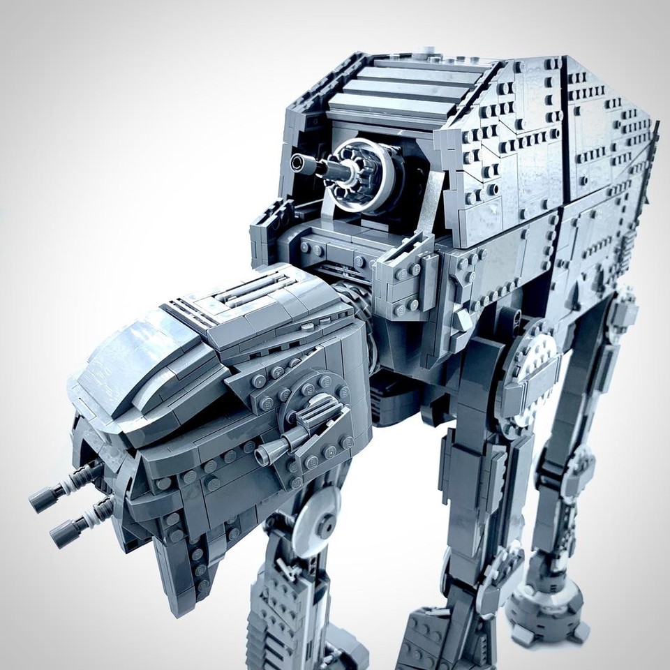 Modubrix Mocs Building Blocks UCS First Order AT-M6 Walker Sets Bricks ...