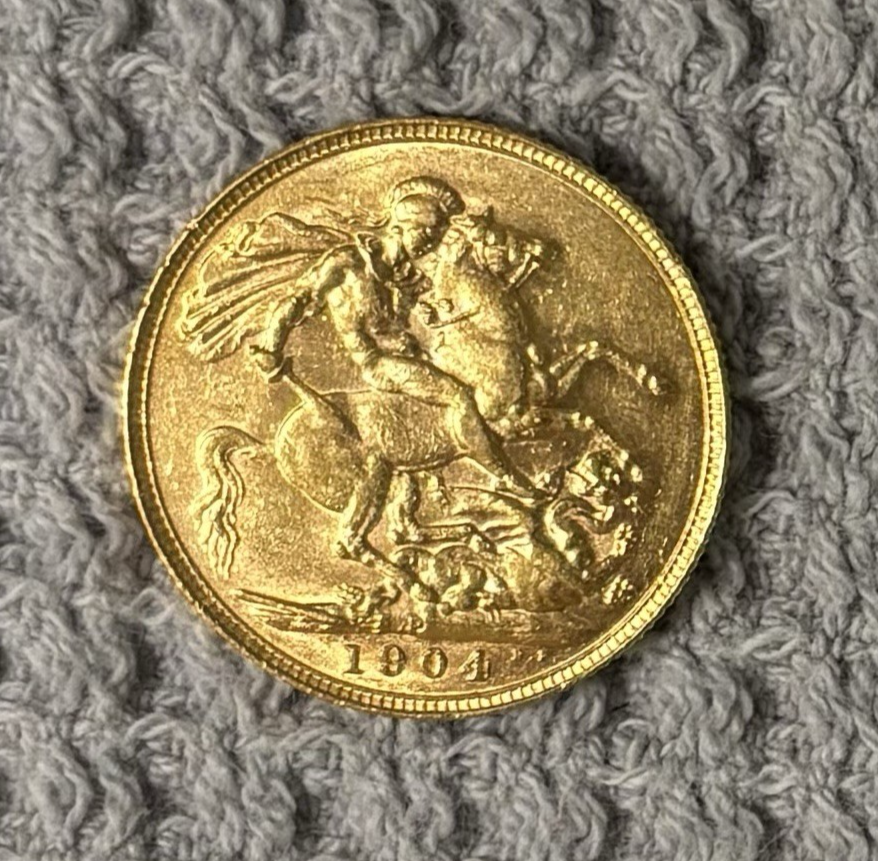 1904 Sovereign FULL Gold Coin Excellent no reserve | eBay