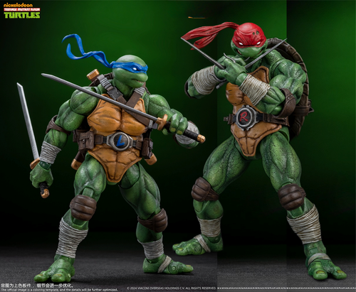METY Toys TMNT Raphael & Leonardo 1:12 Action Figure Set | eBay