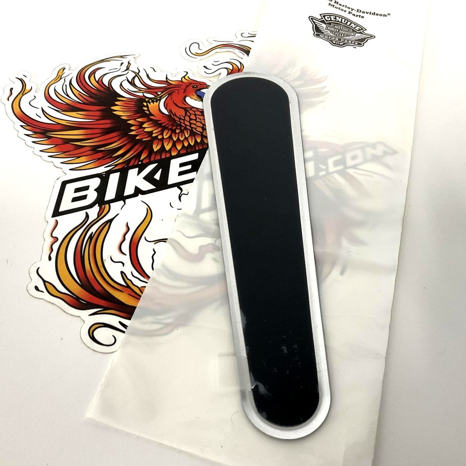 NEW Genuine Harley 2008-2024 Flames Black Dash Console Insert Medallion ...