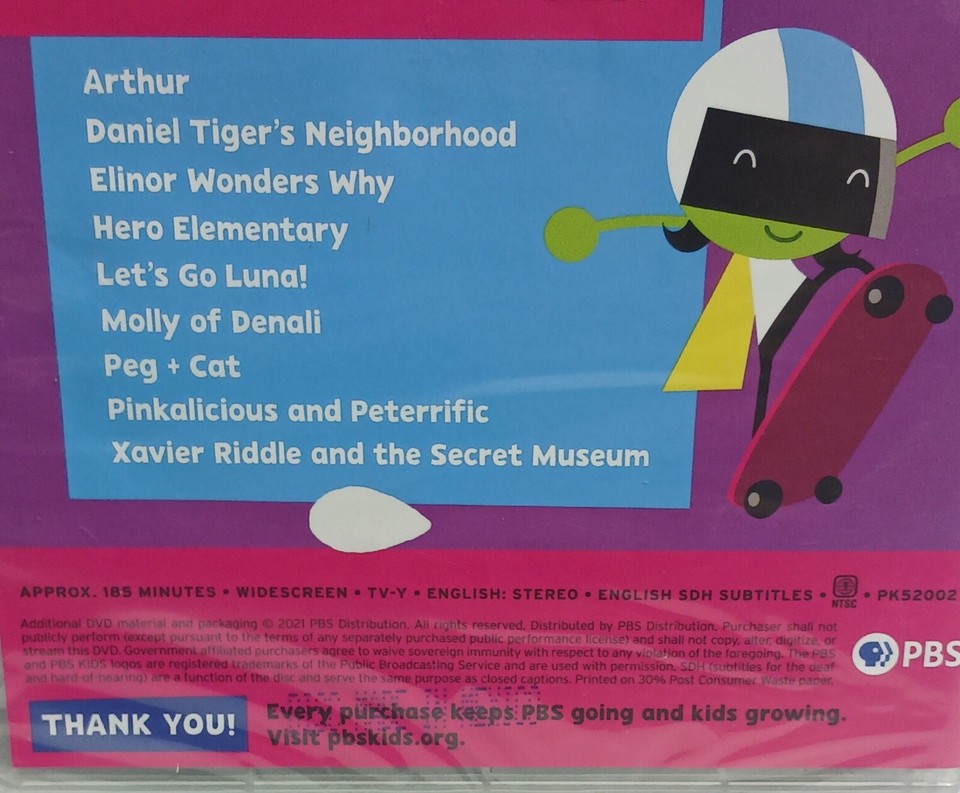 PBS KIDS: "15 Girl Power Adventures!" Factory Sealed DVD 2021 | eBay UK