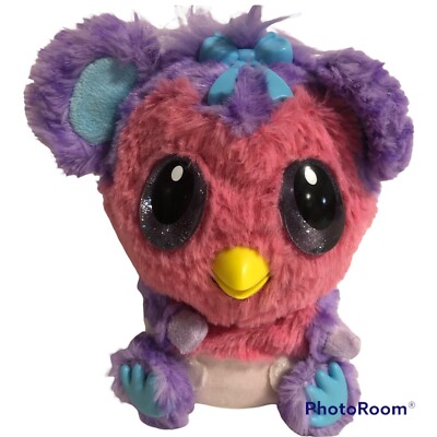 Hatchimals Plush Pink Bear Dragon Baby Interactive Working No Egg ...