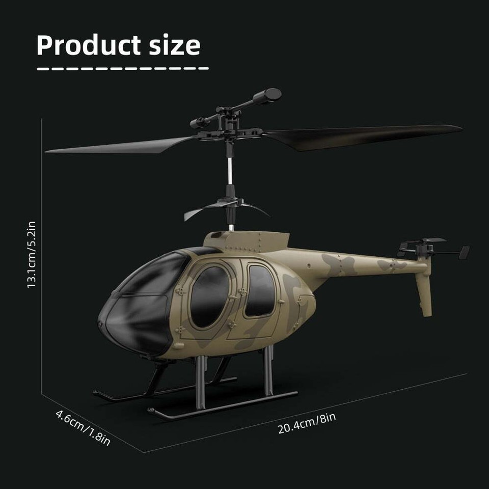 RC Helicopter with 3.5 Channel, Altitude Hold, One Key Take-off/Landing ...