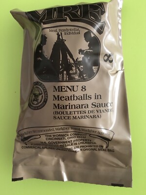 MRE Ration Militaire US de combat Commando Menu 8 étanche, ARMEE US | eBay