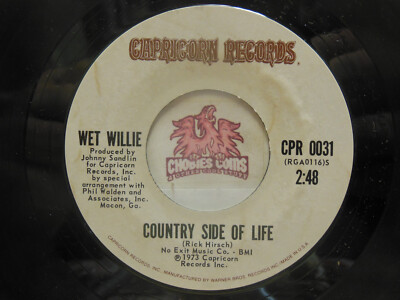 Wet Willie – Country Side Of Life / In Our Hearts, 45 RPM VG+ (LF) | eBay