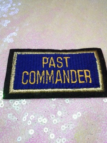 Vintage AMERICAN LEGION PATCH "Past Commander" | eBay