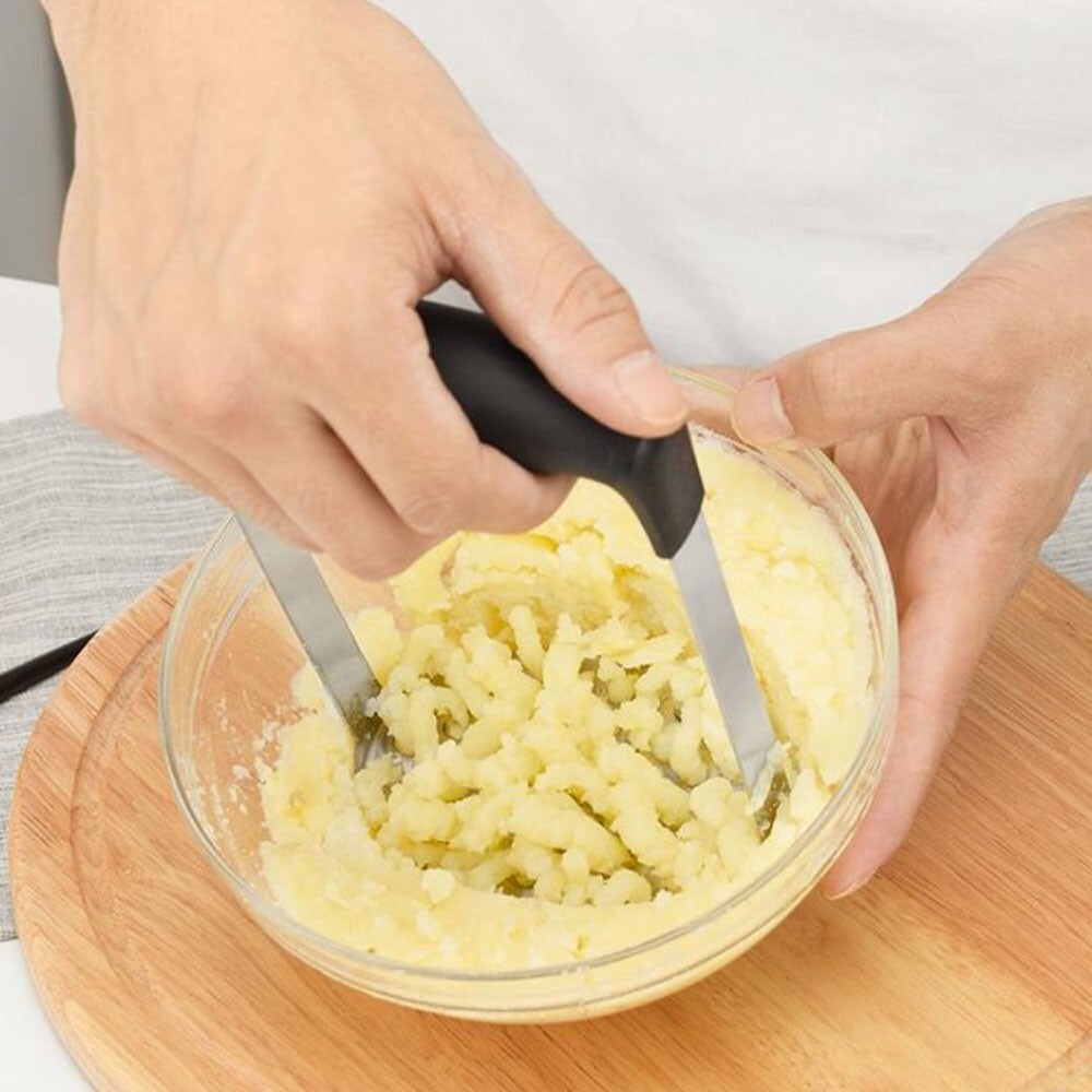 Crusher Potato Masher Long Head Hole Multifunction Stainless Steel ...