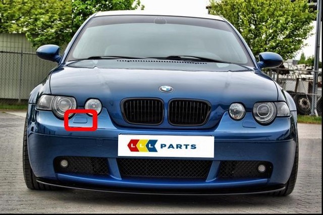 BMW 3 E46 Compact Genuine Front M Sport Headlight Washer Cover Right O ...