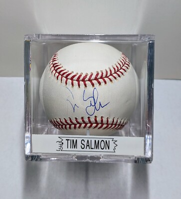 Tim Salmon Signed MLB Baseball | eBay