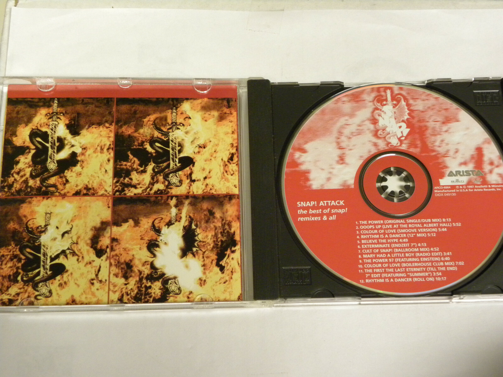 Snap Attack: The Best Of Snap by Snap! (CD, Feb-1997, Arista ...