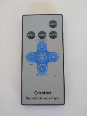 AXION REMOTE CONTROL Digital Multimedia Player DPFD7 for Digital Photo ...