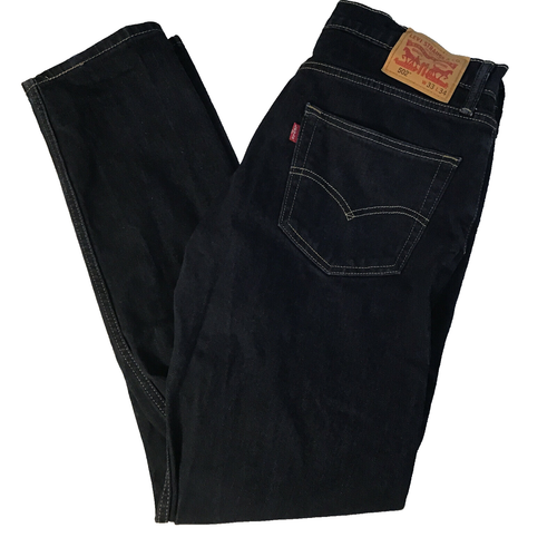 Men's Levis 502 Jeans 33 x 34 - Taper Fit - Dark Blue - (CA00342 WPL ...