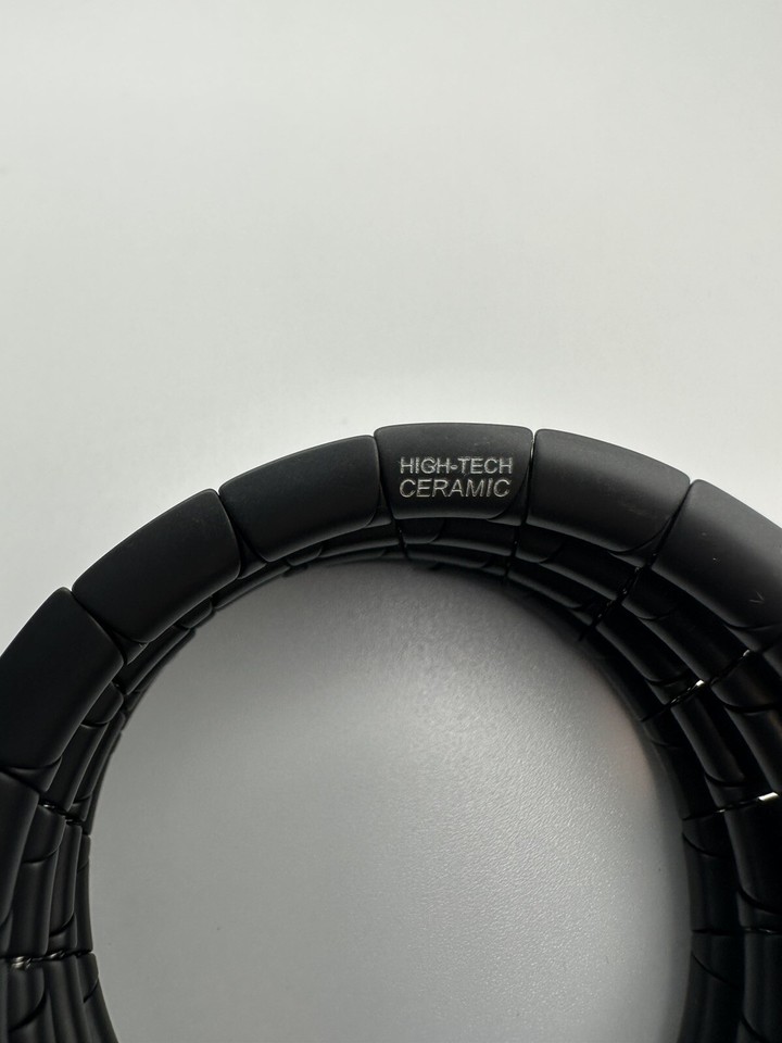 Roberto DeMeglio High Tech Ceramic Black with 18k link and Diamonds ...