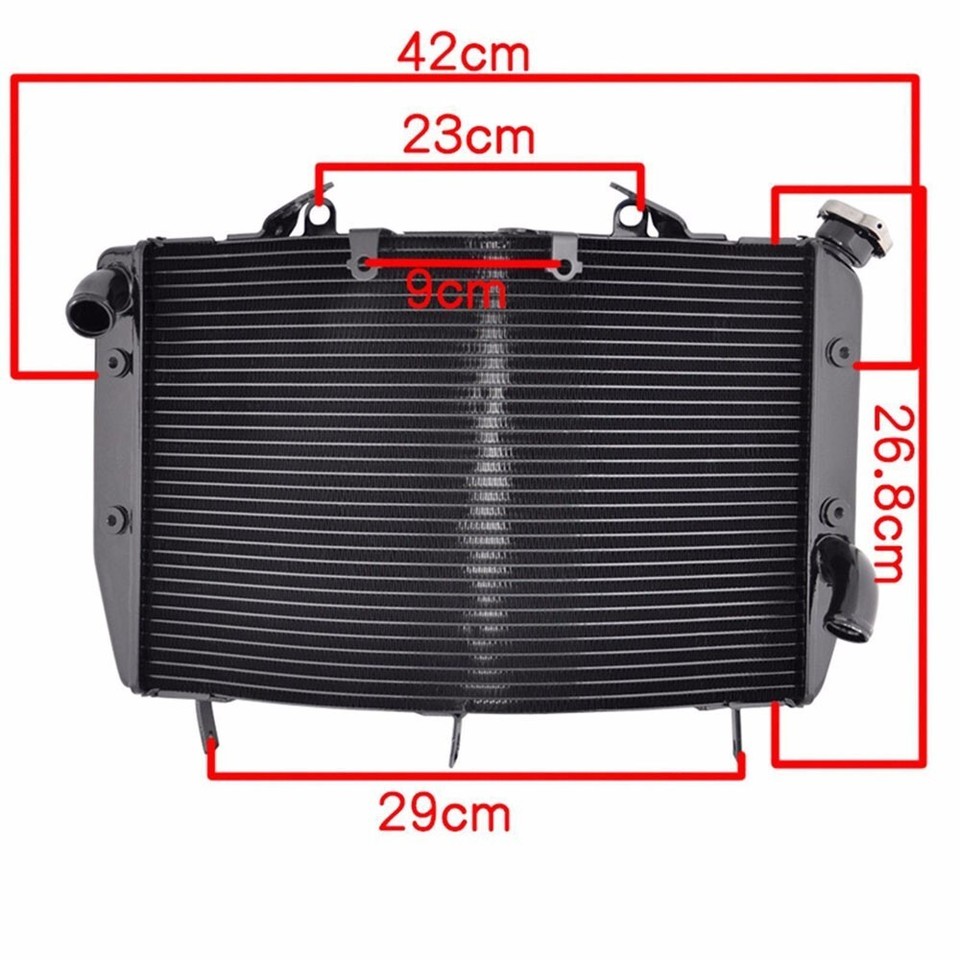 Fit For Yamaha YZF R6 2008-2015 14 Aluminum Engine Compartment Cooling ...