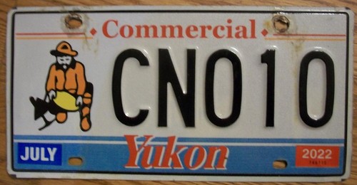 SINGLE YUKON, CANADA LICENSE PLATE - CN010 | eBay