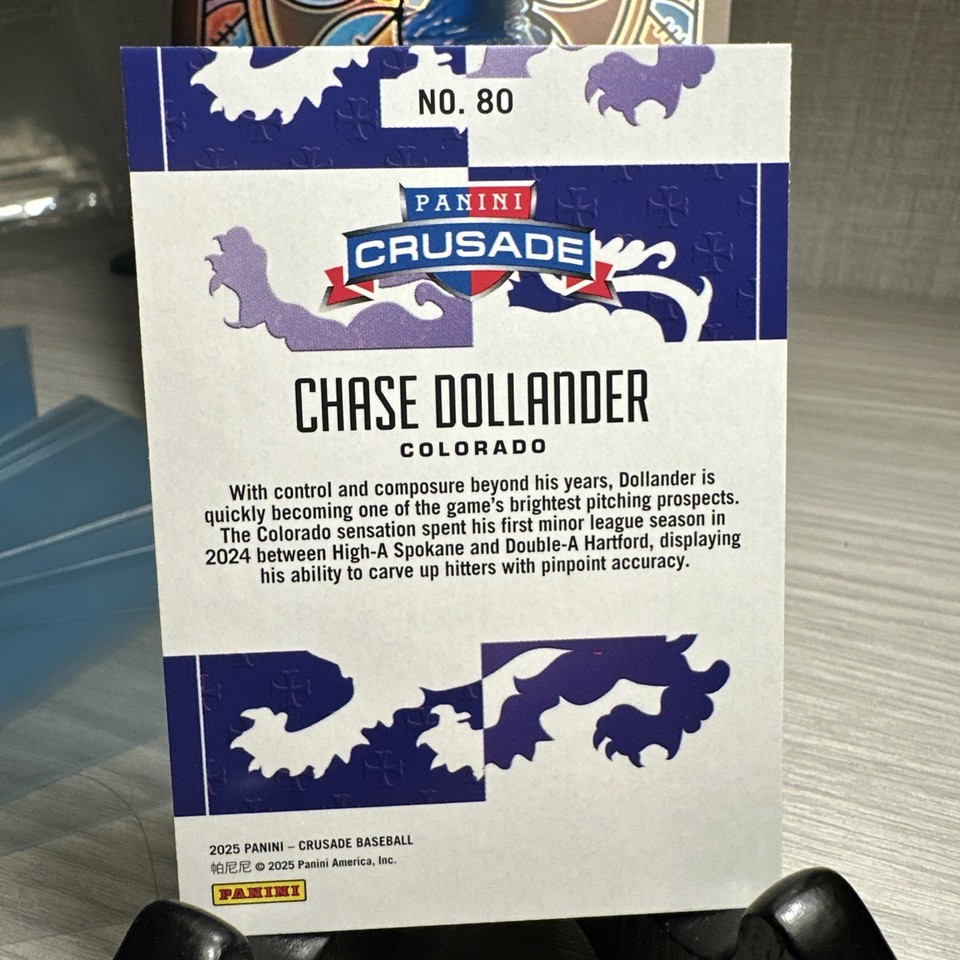 2025 Panini Crusade - Chase Dollander, Chase Dollander #80 (RC). F13 | eBay