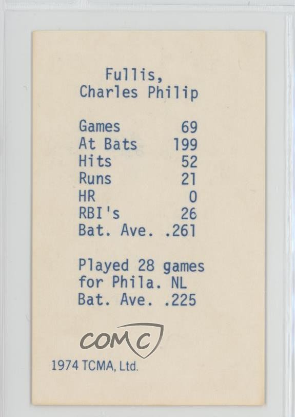 1974 TCMA 1934 St Louis Cardinals Blue Chick Fullis | eBay