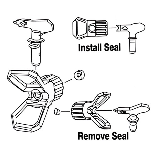 3600PSI Airless Paint Spray Gun w/ 517 Tip & Tip Guard for Wagner Titan ...