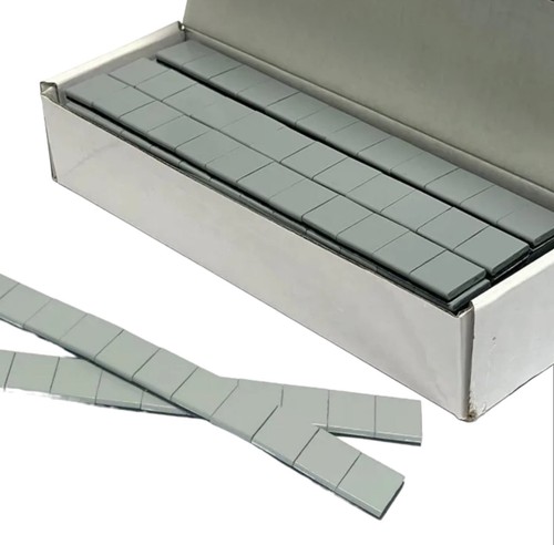 1 BOX 1/4 OZ GRAY WHEEL WEIGHTS STICK-ON ADHESIVE TAPE 180 PIECES LEAD ...
