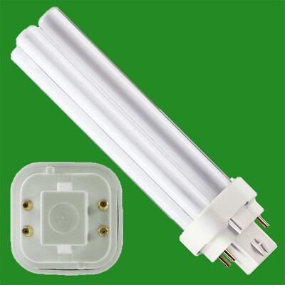 13W Fusion G24q-1, 4 pin Low Energy CFL PL Light Bulb 840 4000K Cool ...