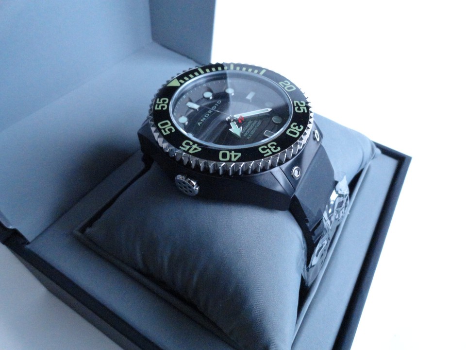 Android Men's AD576BKK Divemaster Espionage 2 Cal.TY2806 Automatic 500 ...