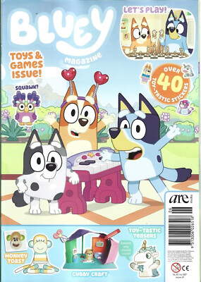 Bluey Magazine Issue 49 June 2024 - Toys & Games Issue with over 40 ...