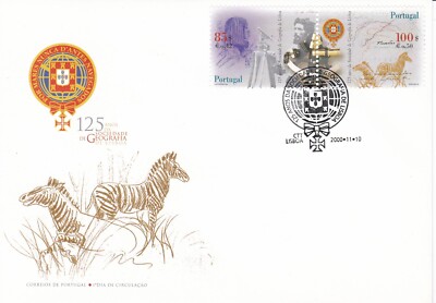 PORTUGAL - 2000 FDC stamps 125 years of the Geographic Society | eBay