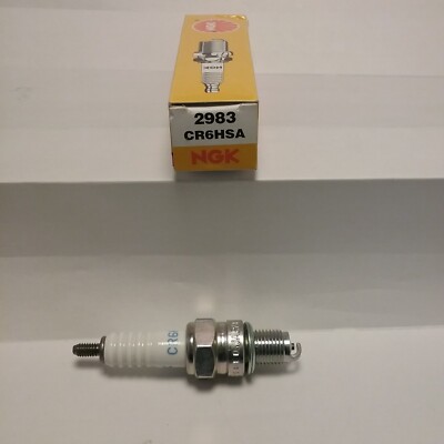 QTY 2, NEW NGK 2983 CR6HSA Nickel Spark Plug HONDA POLARIS YAMAHA 82-20 ...