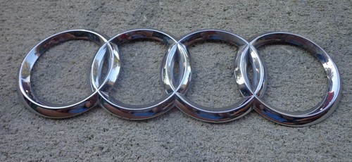 Audi trunk emblem badge decal A3 A4 A5 A6 A7 A8 Quattro OEM Factory ...