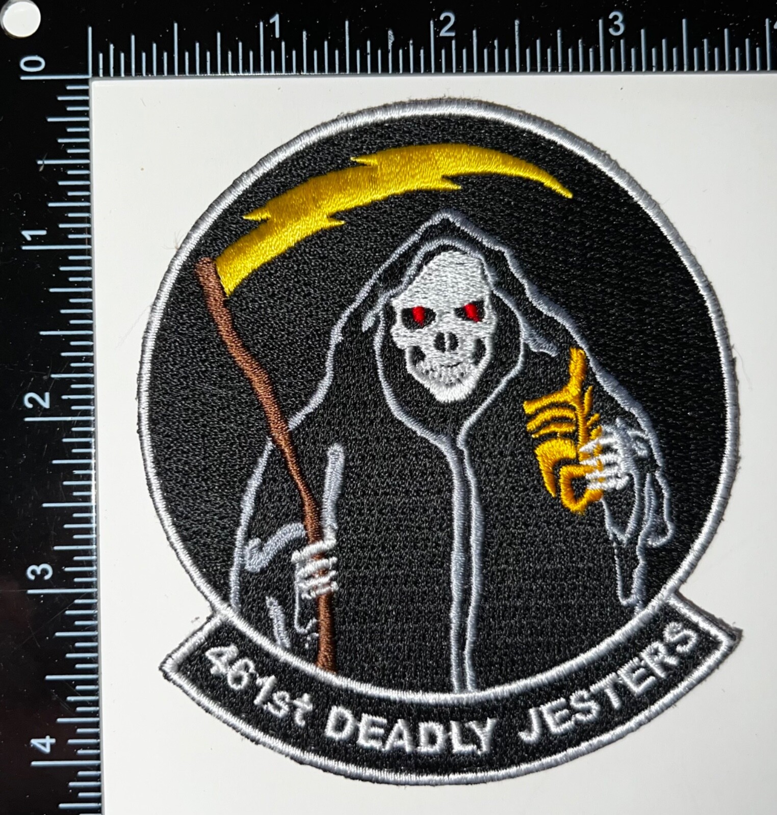 USAF US Air Force 461st Deadly Jesters Flight Test Squadron Patch | eBay