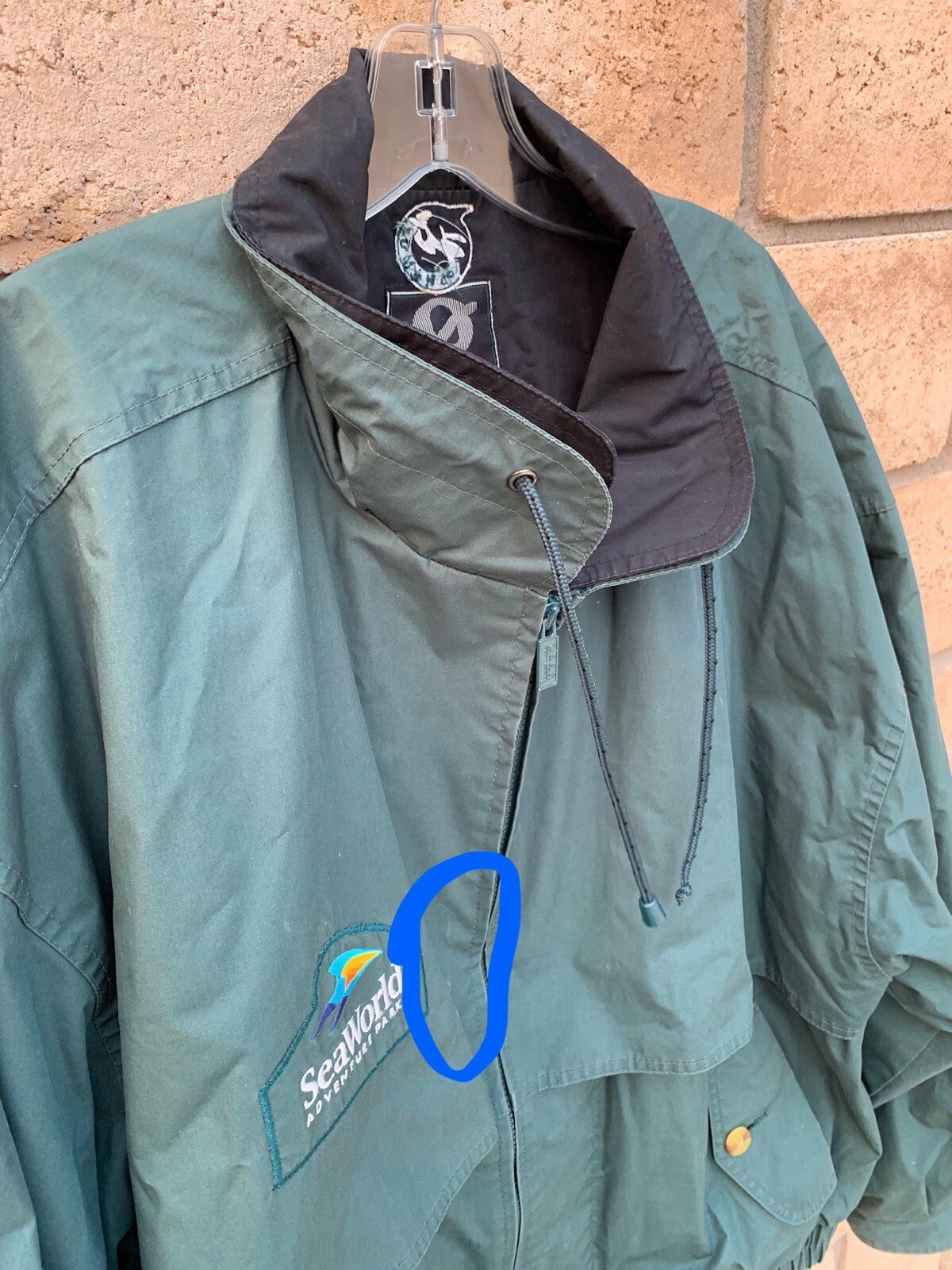 Vintage SeaWorld Shamu Orca Killer Whale Jacket Size XXL Gear For Sport ...