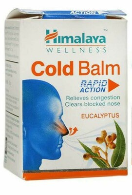 Himalaya COLD BALM EUCALYPTUS Relieves Nasal Congestion, 45 GMS, FREE ...