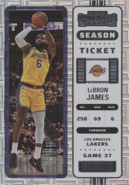 2022-23 Panini Contenders - Season Ticket #36 LeBron James for sale ...