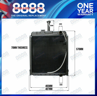 Case International Tractor Radiator 395 495 585 595 685 695 795 885 895 ...